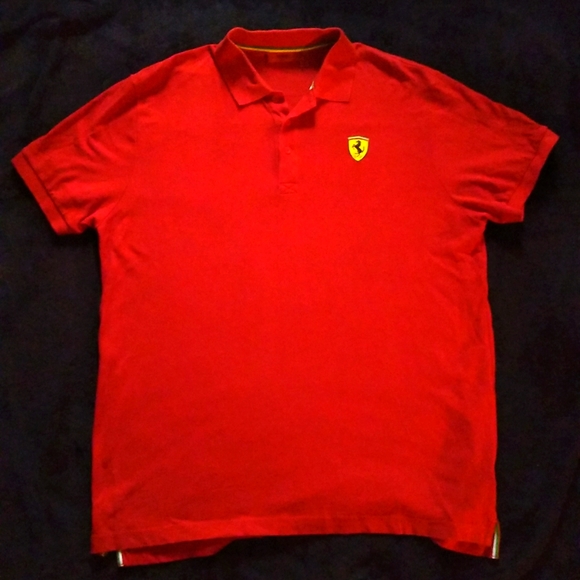 Scuderia Ferrari | Shirts | Red Ferrari Polo Xxl | Poshmark